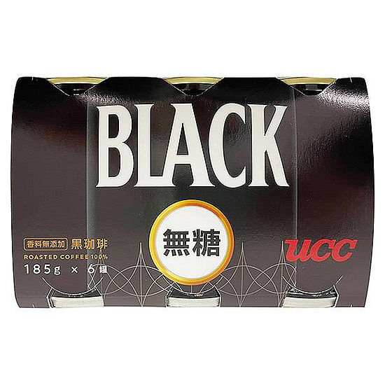 UCC黑咖啡-無糖185G*6的價格推薦 - 2025年11月 | 比價比個夠BigGo